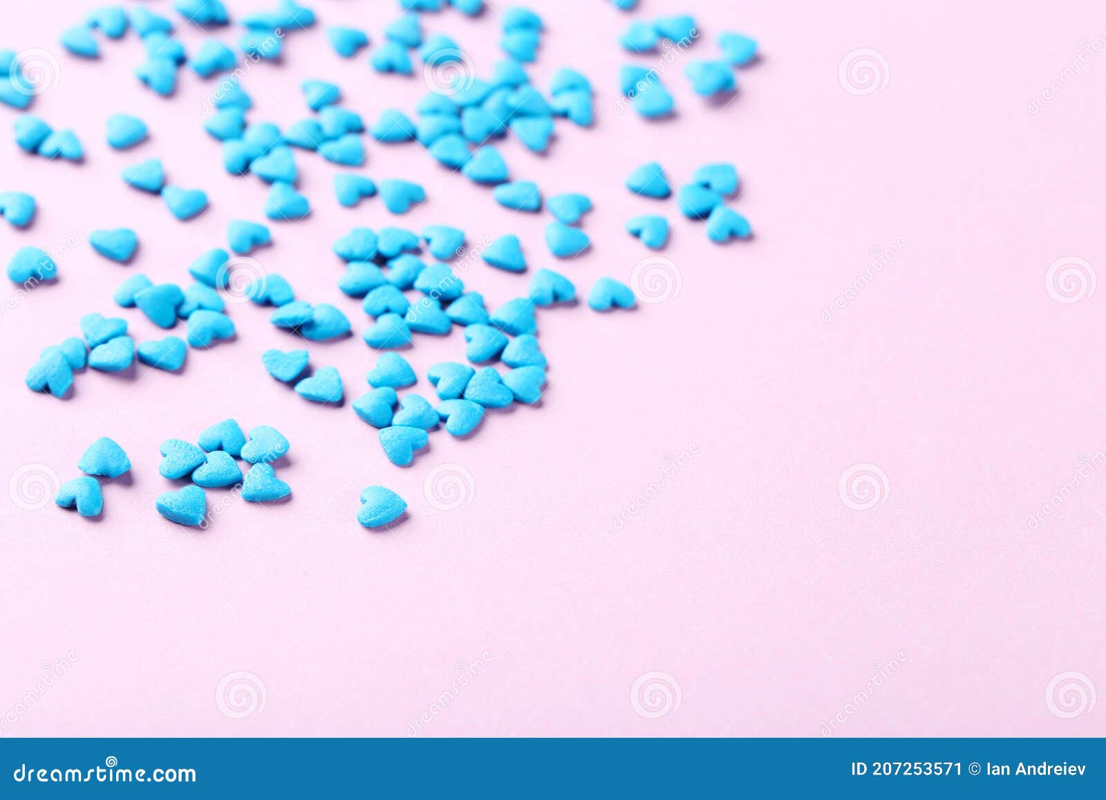 Heart shaped sprinkles stock image. Image of sprinkles - 207253571