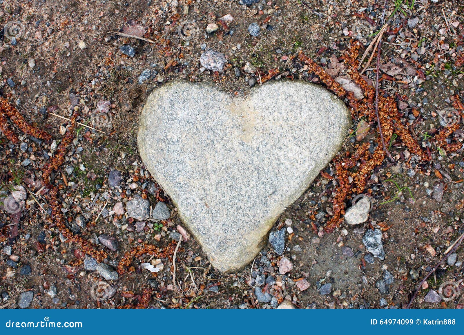 Heart shaped stone stock image. Image of amour, sentimental - 64974099