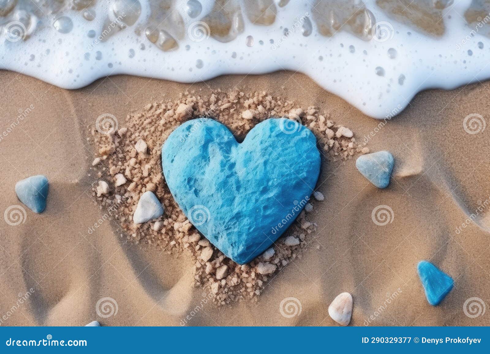Heart Shaped Stone on Beach Stock Image - Image of paradise, summer ...