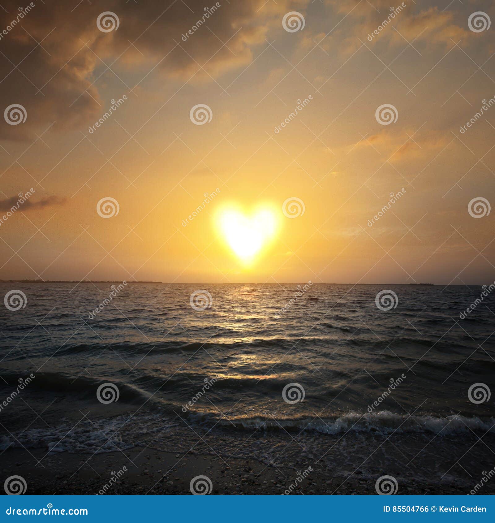 Heart shaped sun stock photo. Image of dawn, reflection - 85504766