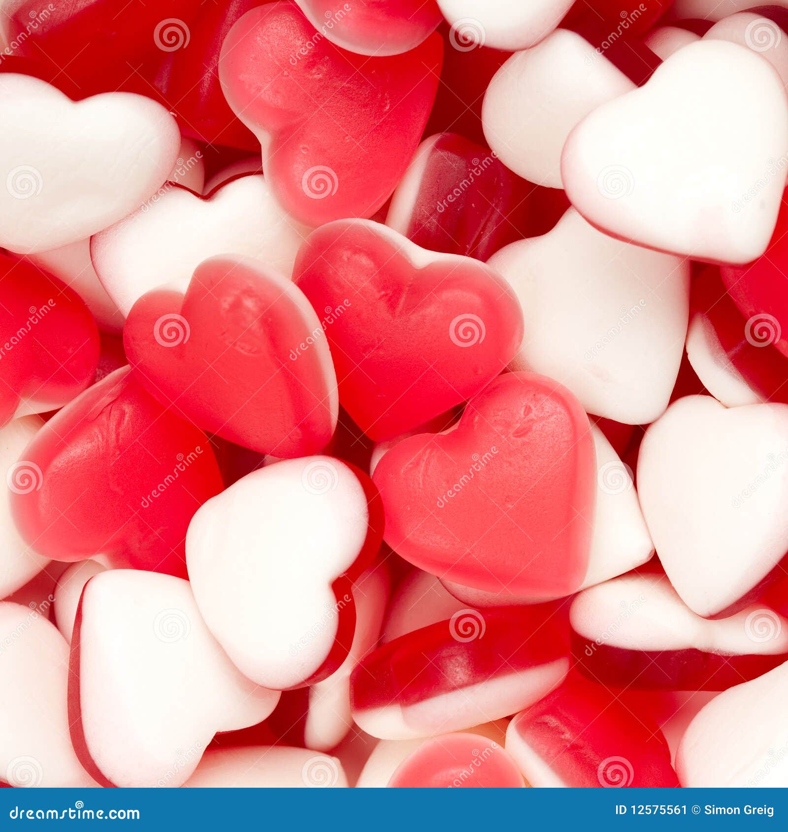 Heart Shaped Sweets stock image. Image of macro, heart - 12575561
