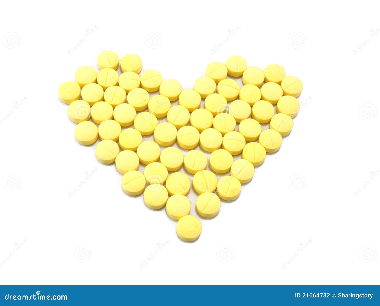 Heart-shaped tablets stock photo. Image of drug, antibiotics - 21664732