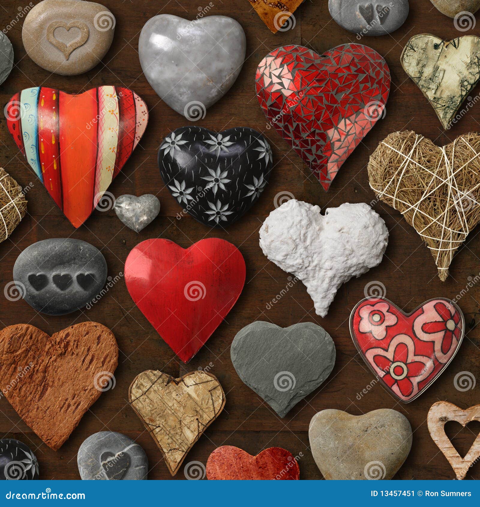 Heart shaped things stock image. Image of valentine, decoration - 13457451