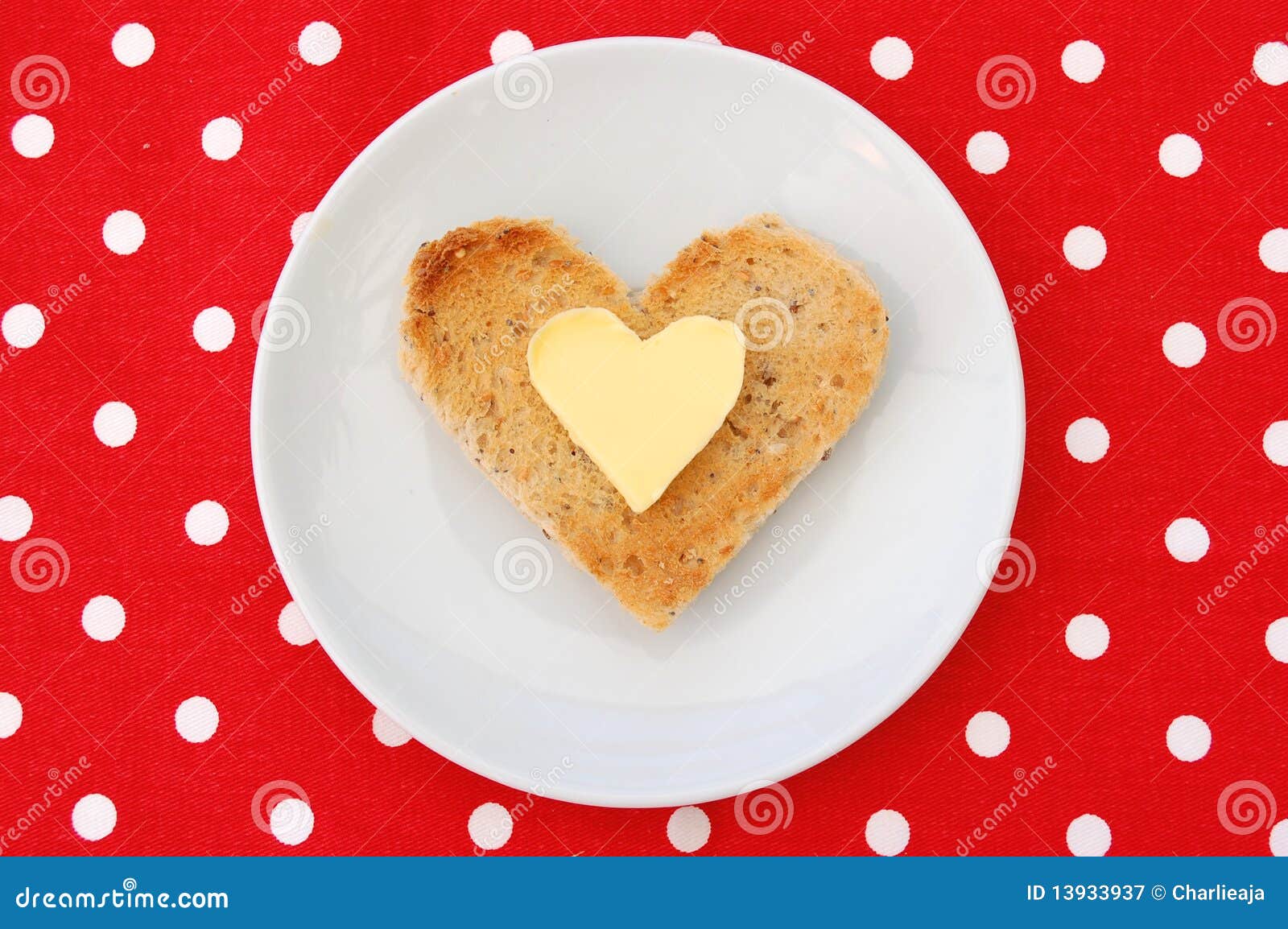 Heart shaped toast stock image. Image of nutrition, lunch - 13933937