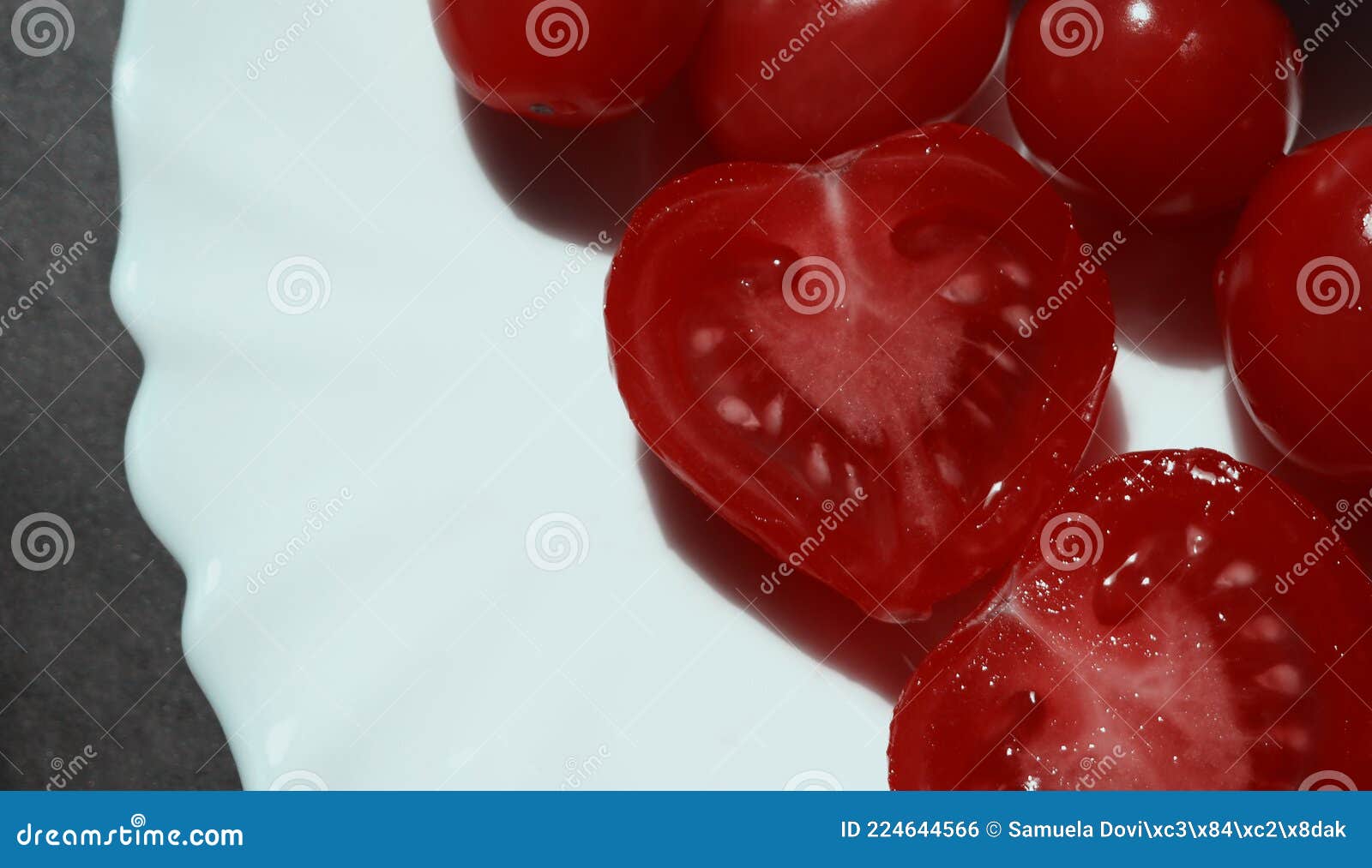 Heart-shaped Tomato, Interesting Shape of Vegetables, Red Tomatoes on a ...
