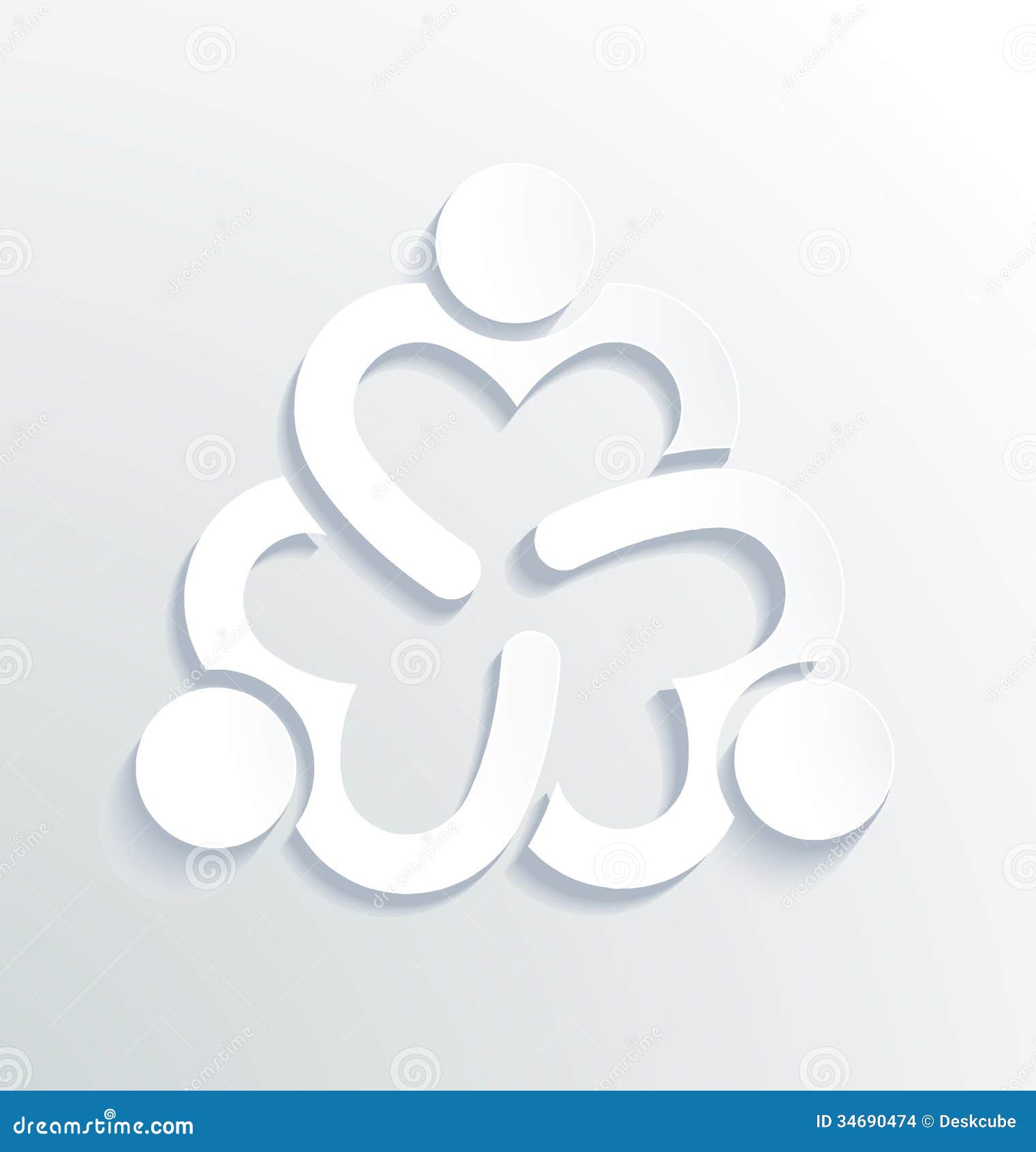 Heart sharing 3 stock vector. Illustration of conceptual - 34690474