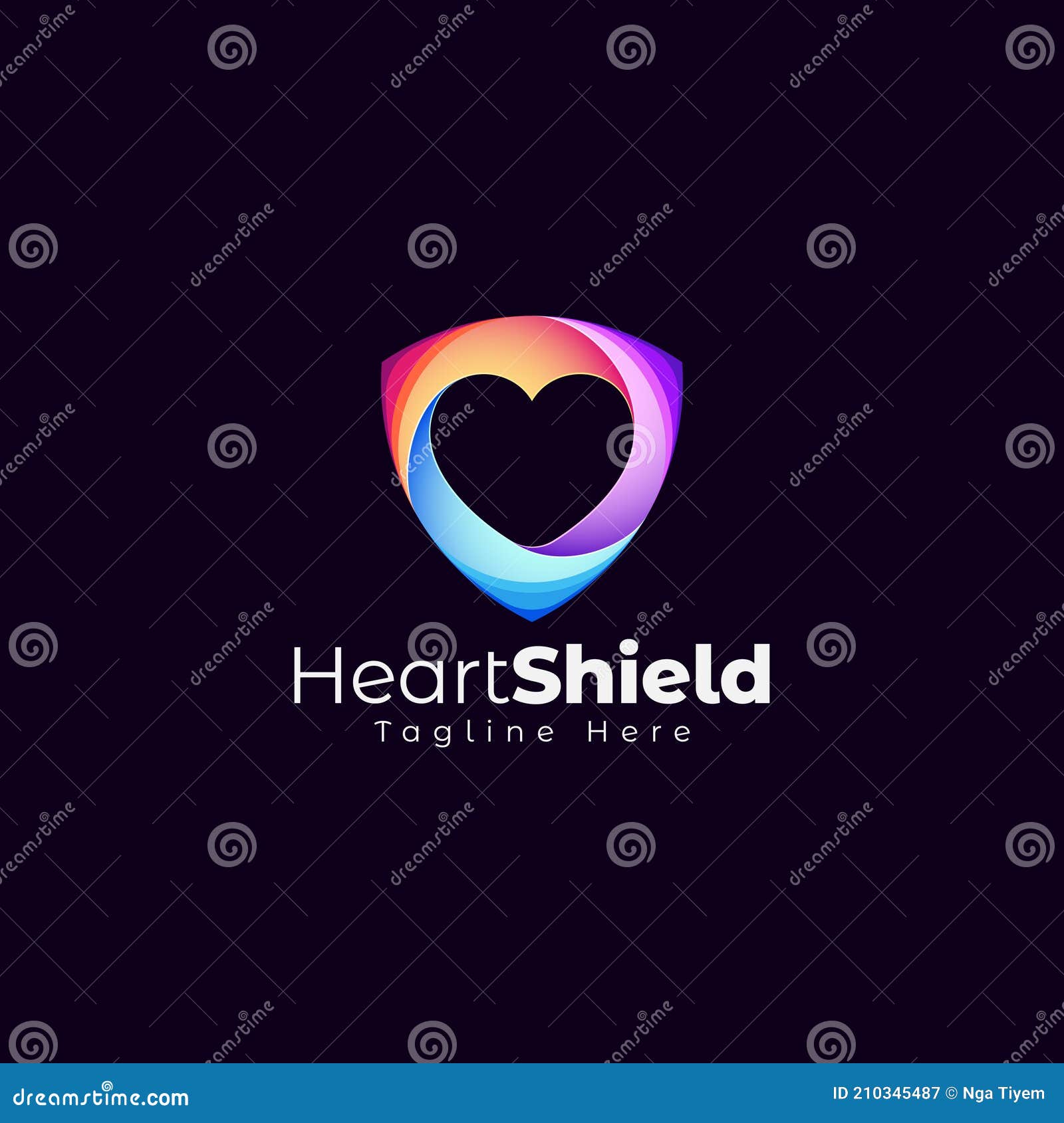 Heart Shield - Heart Protection Logo Stock Vector - Illustration of ...