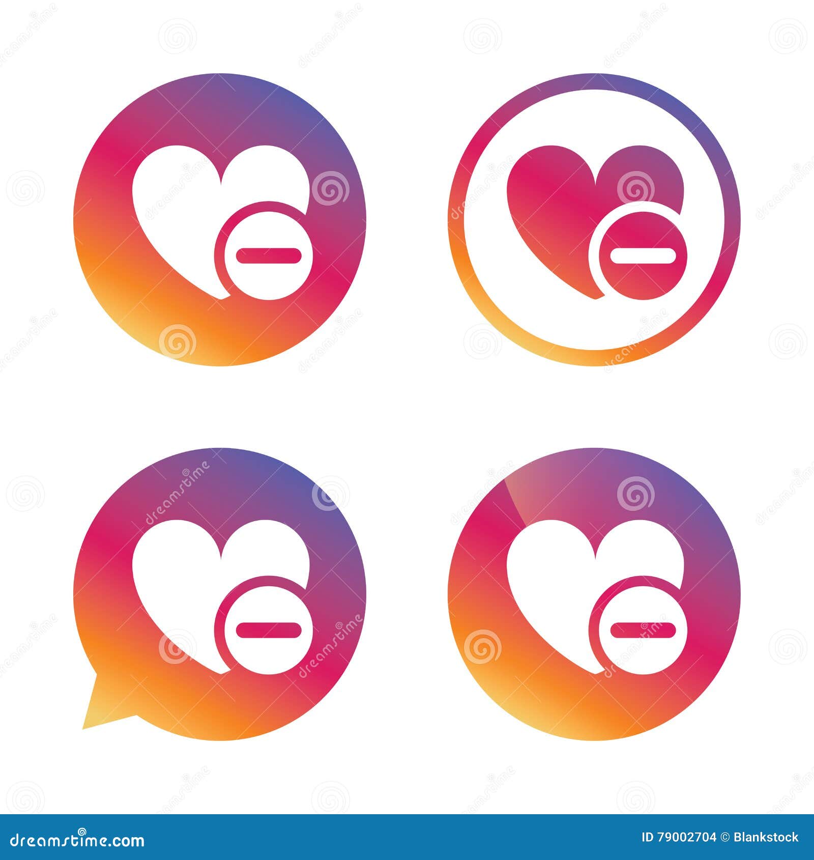 Heart Sign Icon. Remove Lover Symbol Stock Vector - Illustration of ...