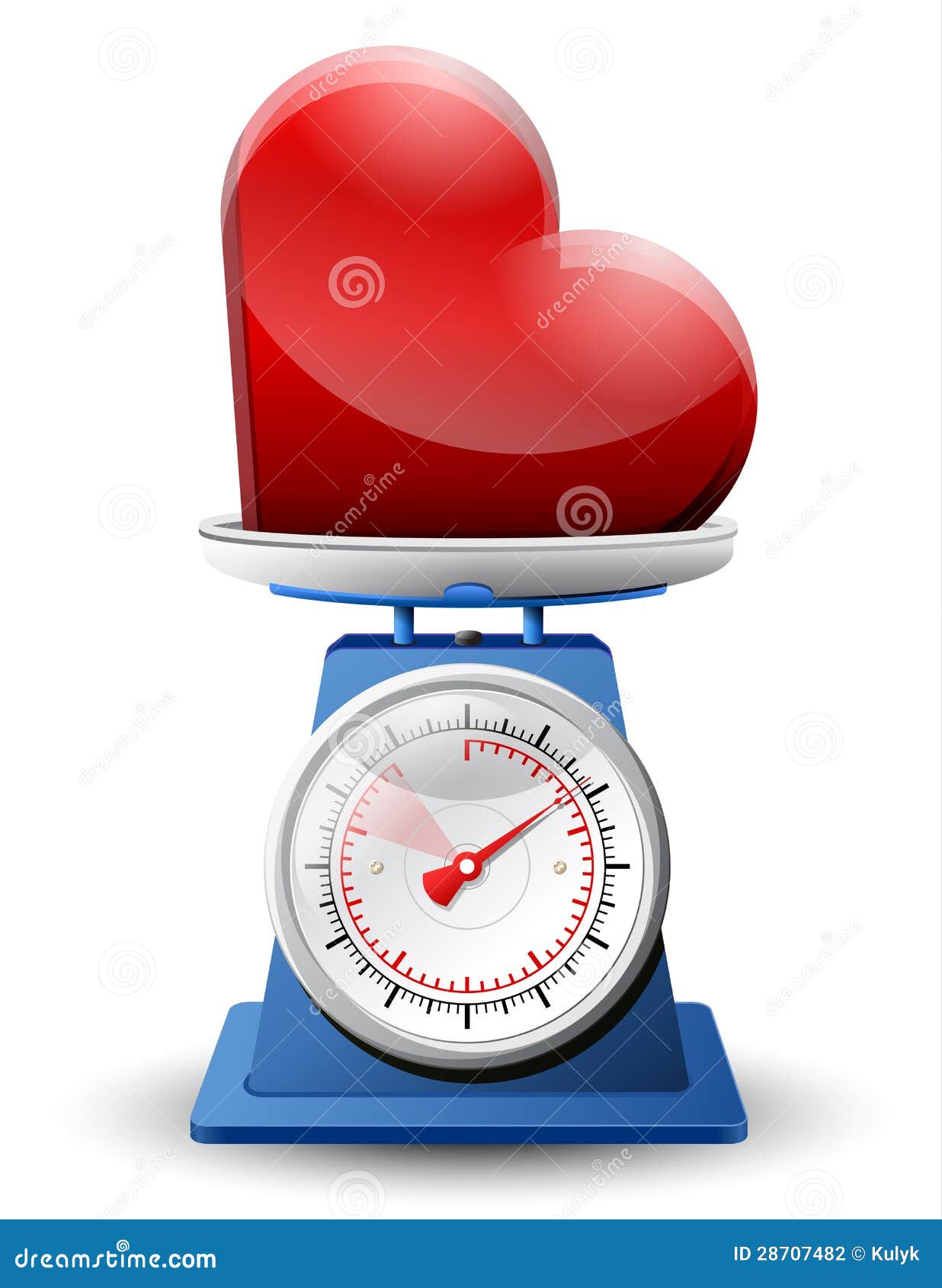Heart sign on scale pan stock vector. Illustration of cardiac - 28707482