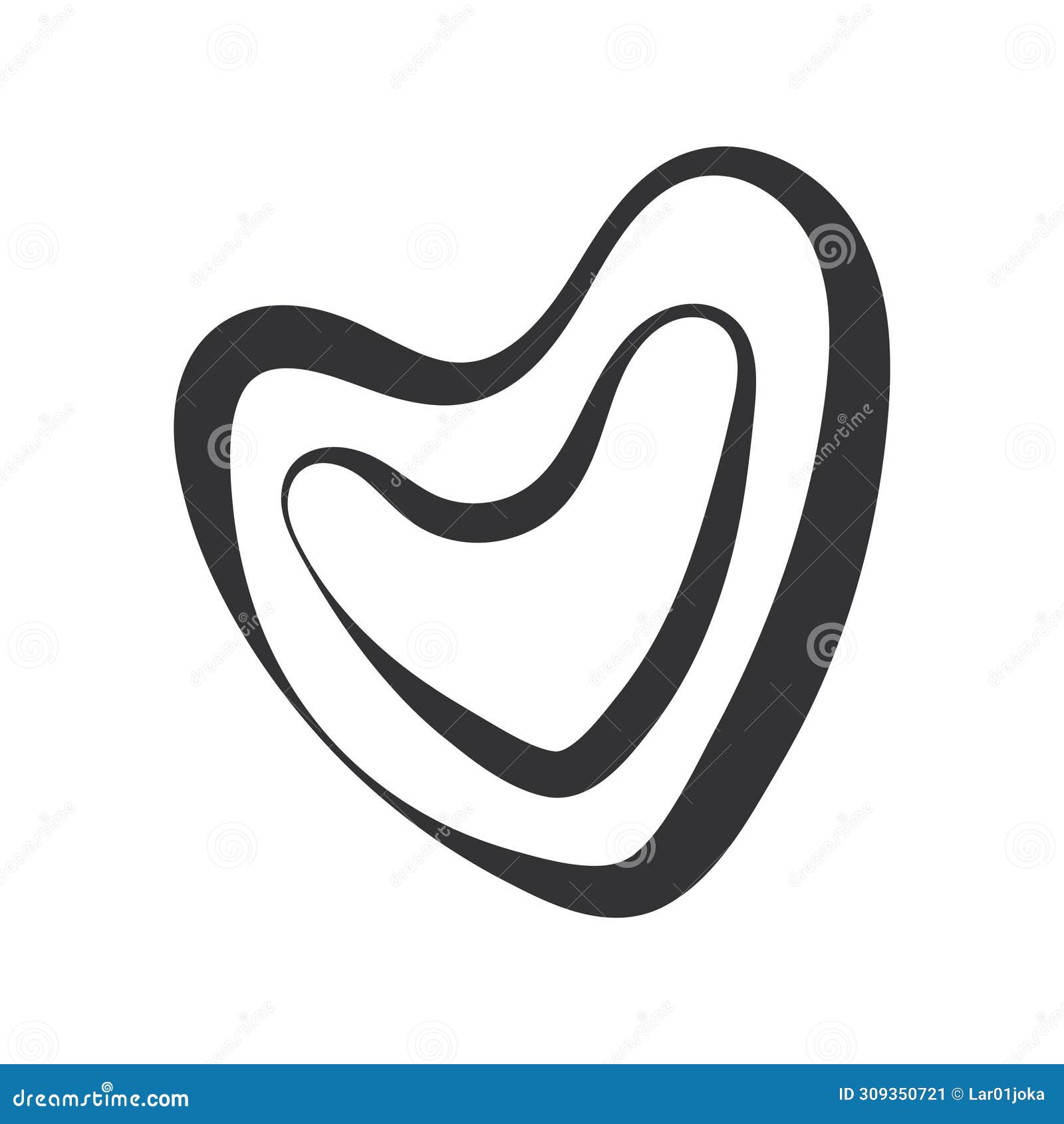Heart Sketch Icon Hand Draw Vector Stock Vector - Illustration of ...