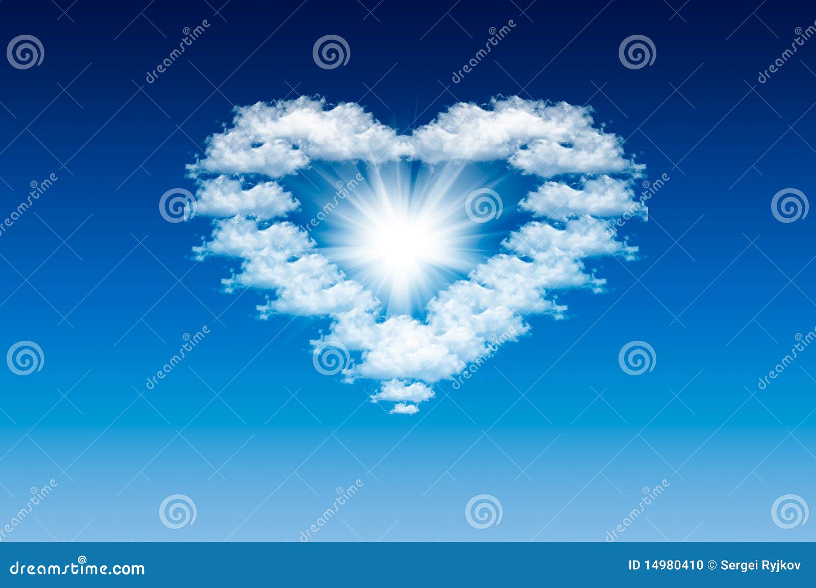 Heart in the sky stock photo. Image of darling, concept - 14980410