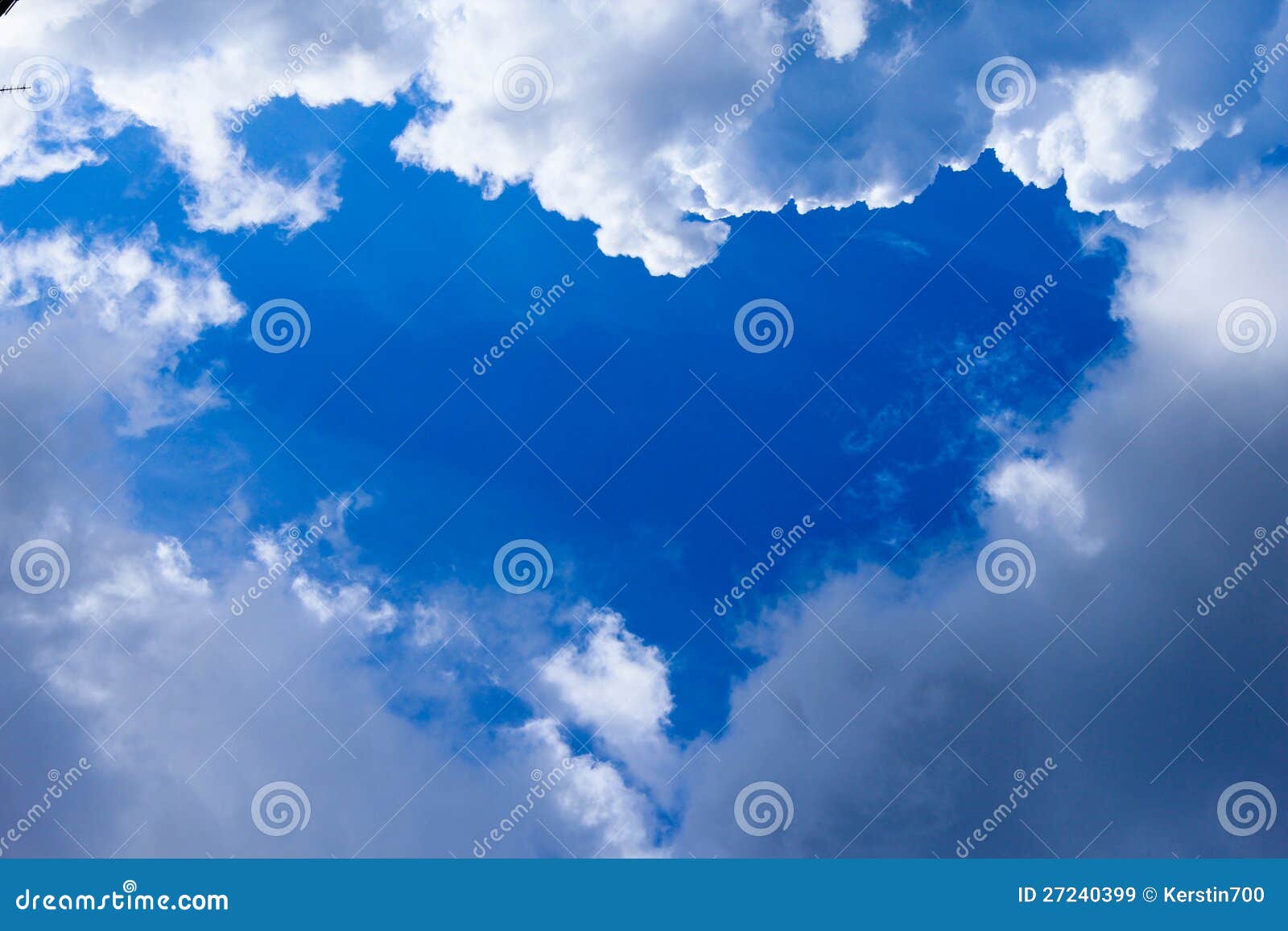 Heart in the sky stock image. Image of freedom, abstract - 27240399