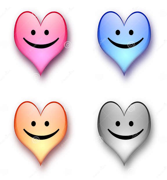Heart smiling stock illustration. Illustration of smiling - 1667865