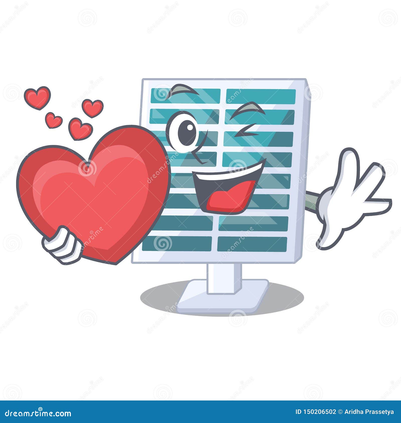 With Heart Solar Panels on the Mascot Roofs Stock Vector - Illustration ...