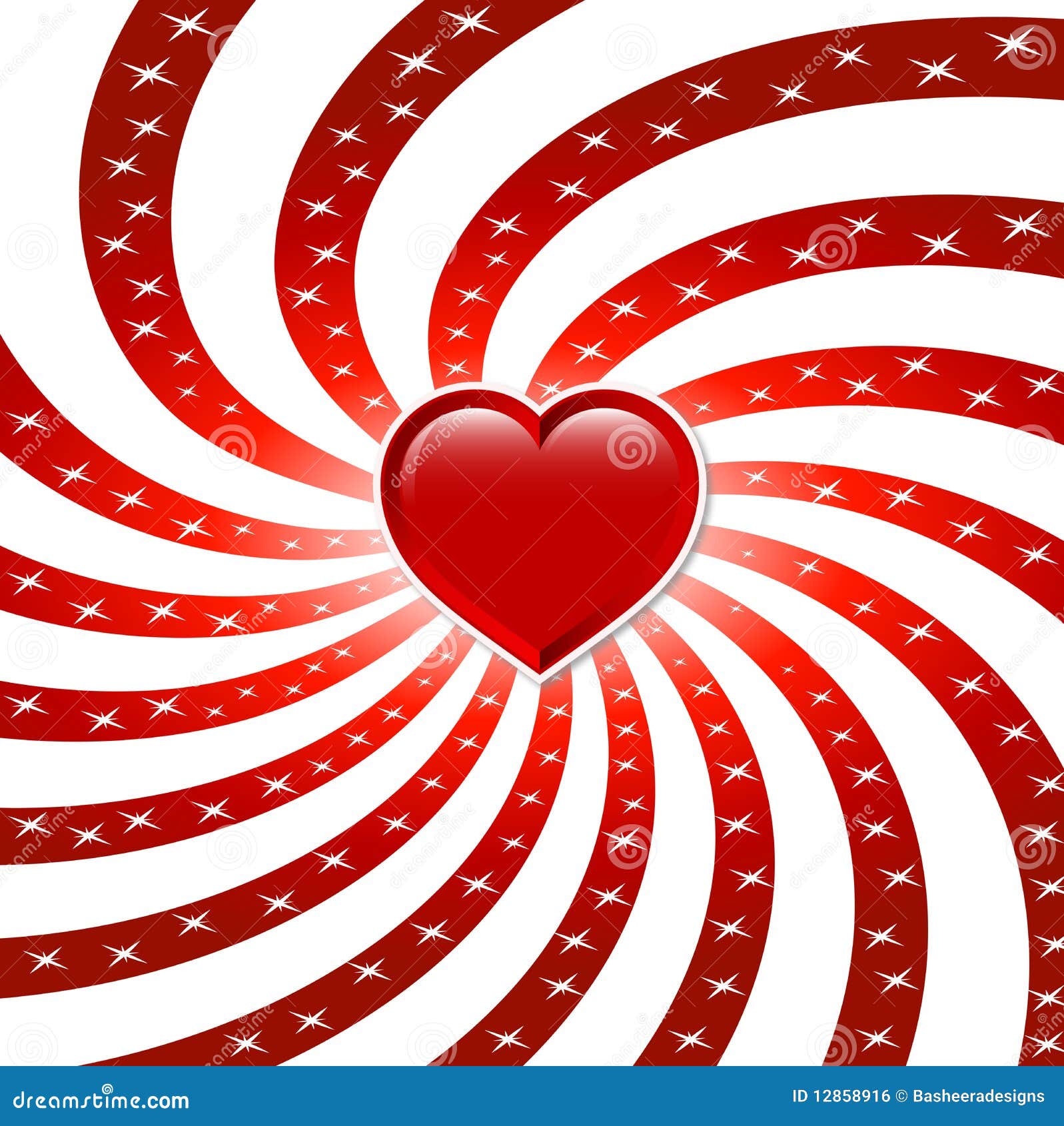 Heart Sparkle Rays stock vector. Illustration of hearts - 12858916