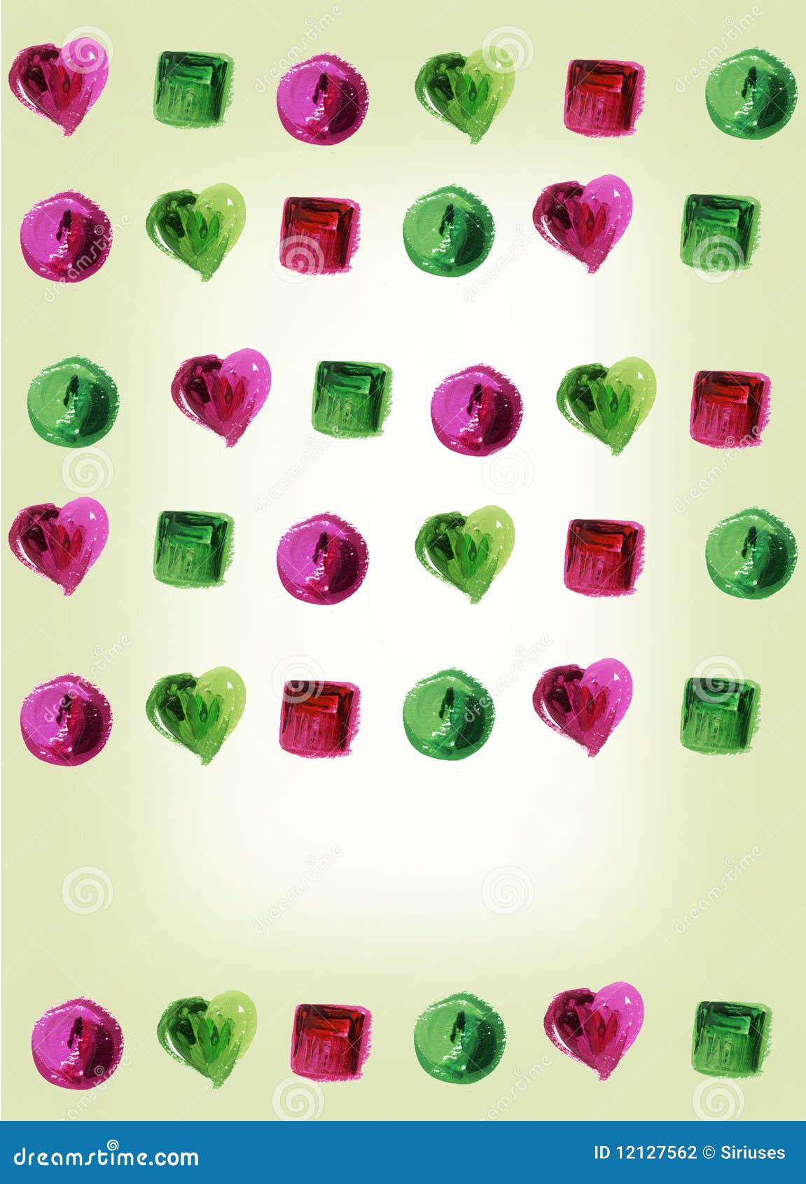 Heart and square stock illustration. Illustration of decor - 12127562