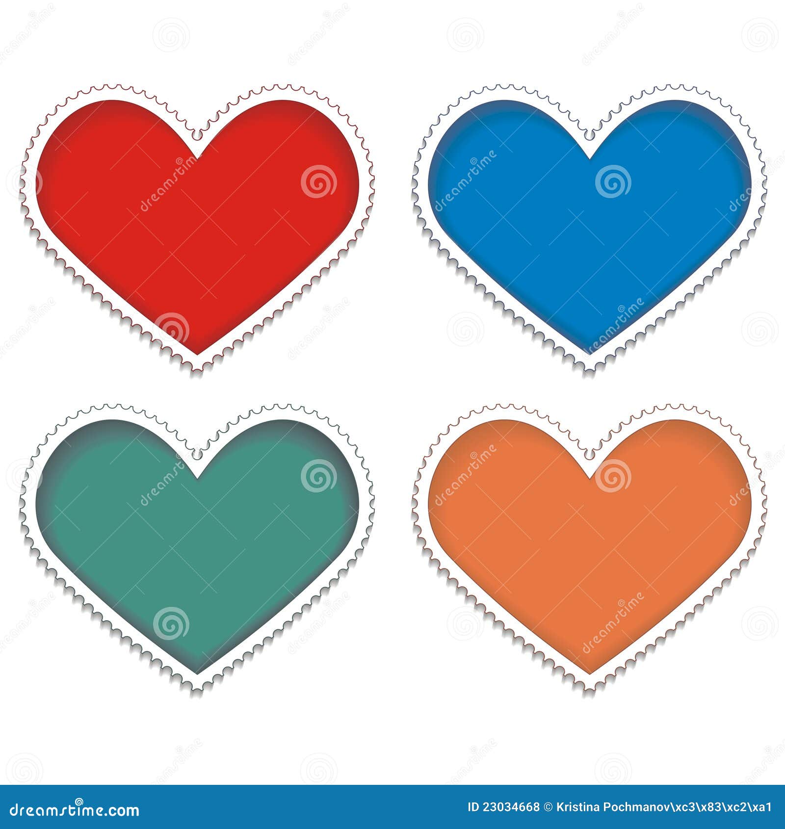 Heart-stamp stock illustration. Illustration of green - 23034668