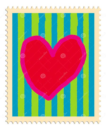 Heart stamp stock vector. Illustration of background, heart - 3507840
