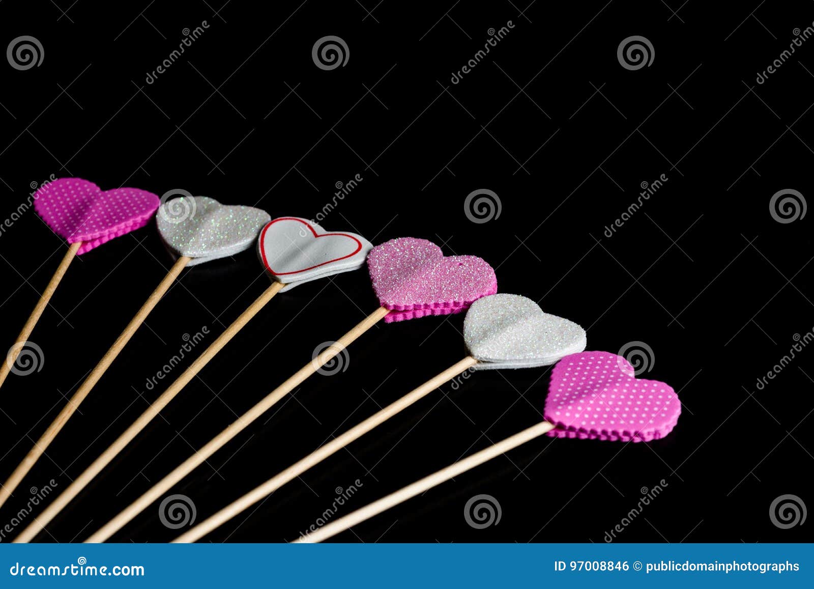 Heart Sticks Picture. Image: 97008846