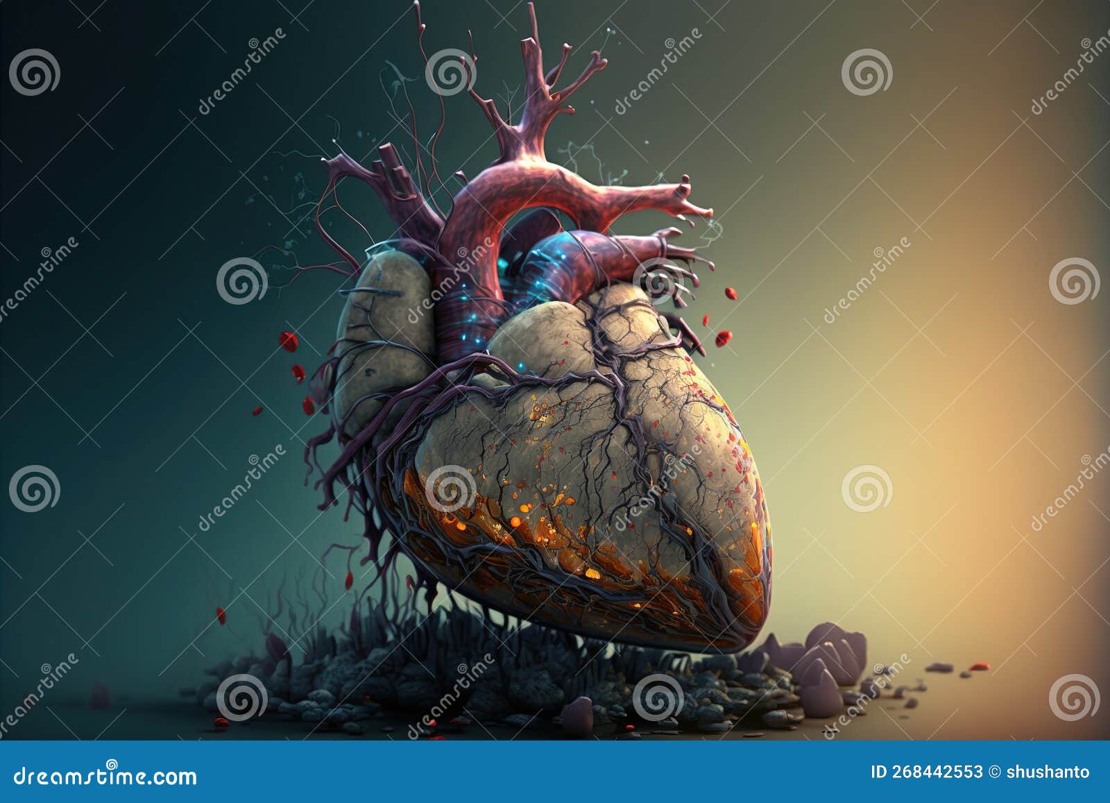 Heart Still Beating for You Stock Illustration - Illustration of fell ...