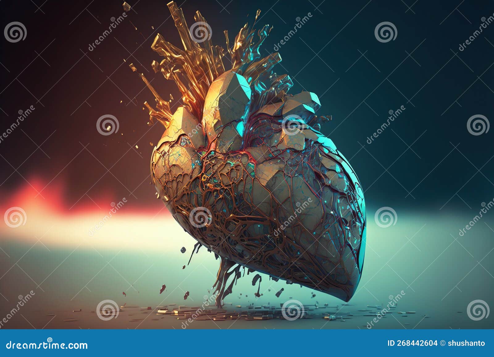 Heart Still Beating for You Stock Illustration - Illustration of beat ...