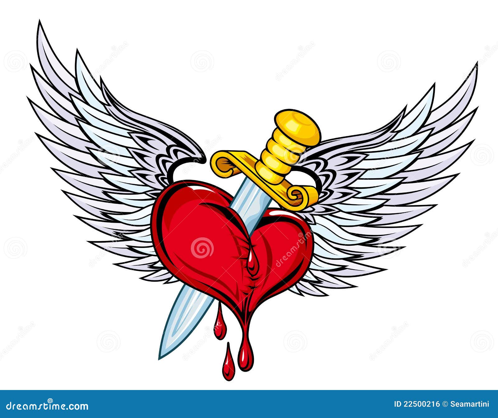 Dibujos De Corazones Con Alas