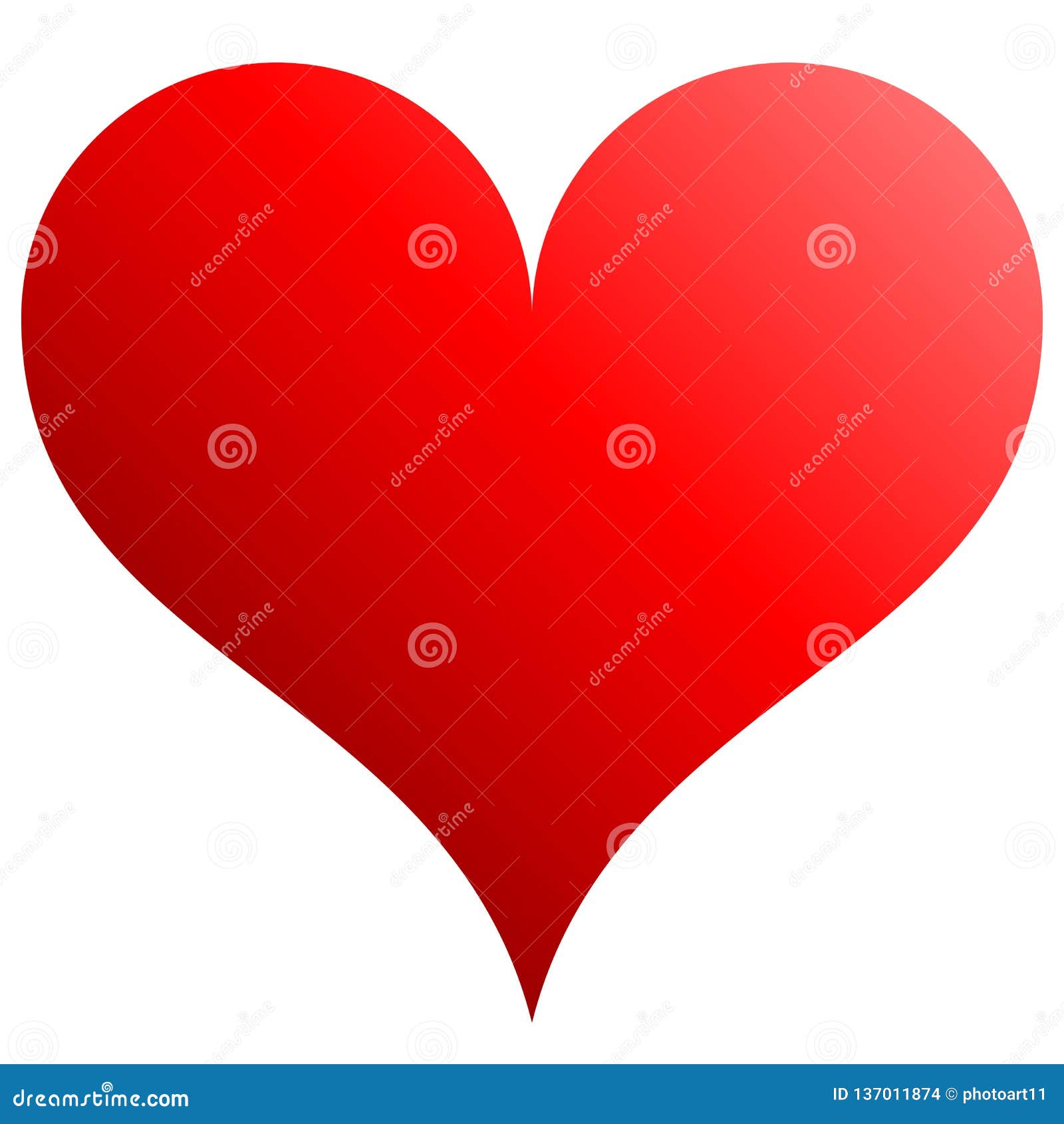 Heart Symbol Icon - Red Gradient, Isolated - Vector Stock Vector ...