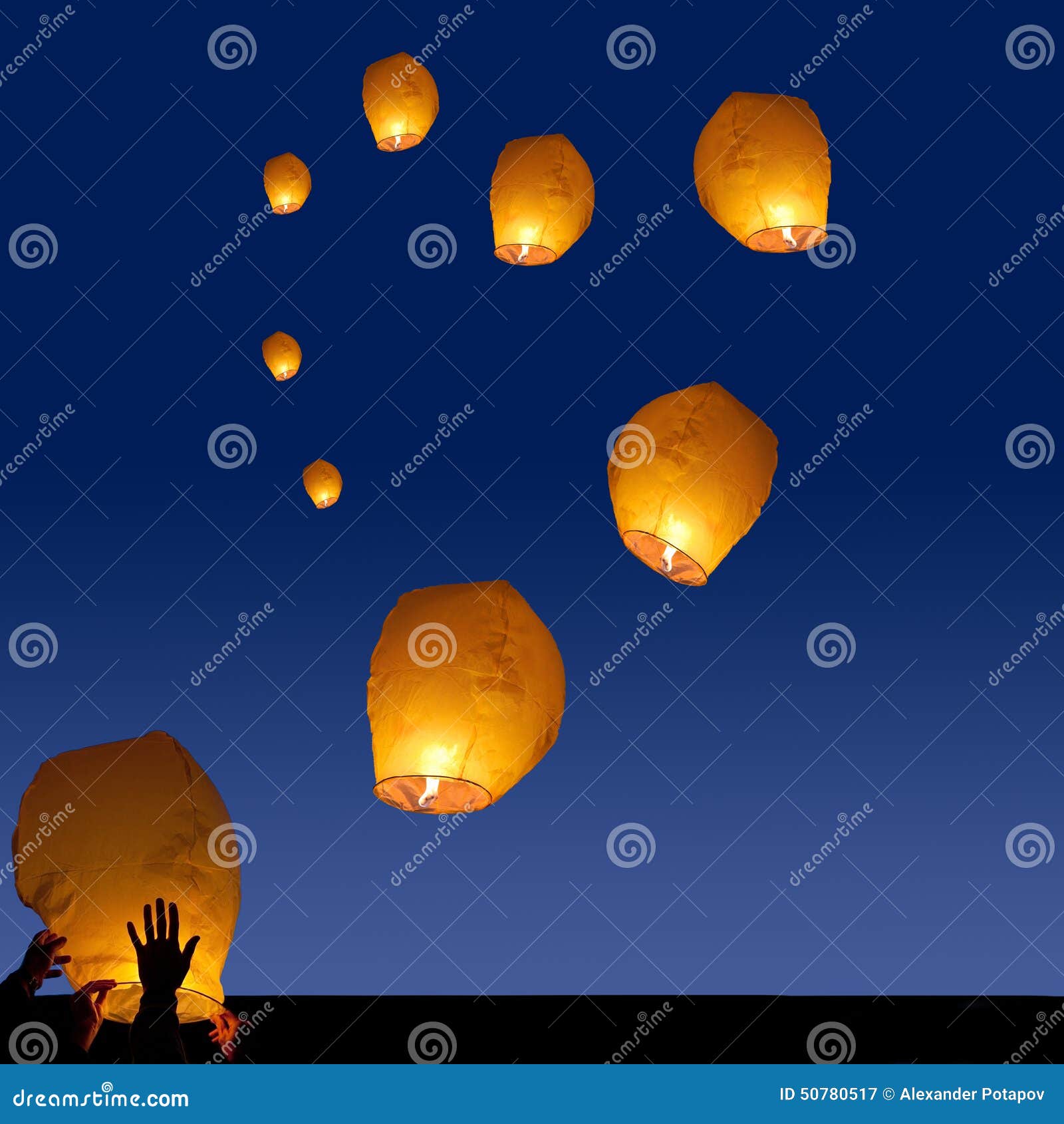 Heart Symbol from Lanterns at Night Stock Image - Image of thumb, night ...