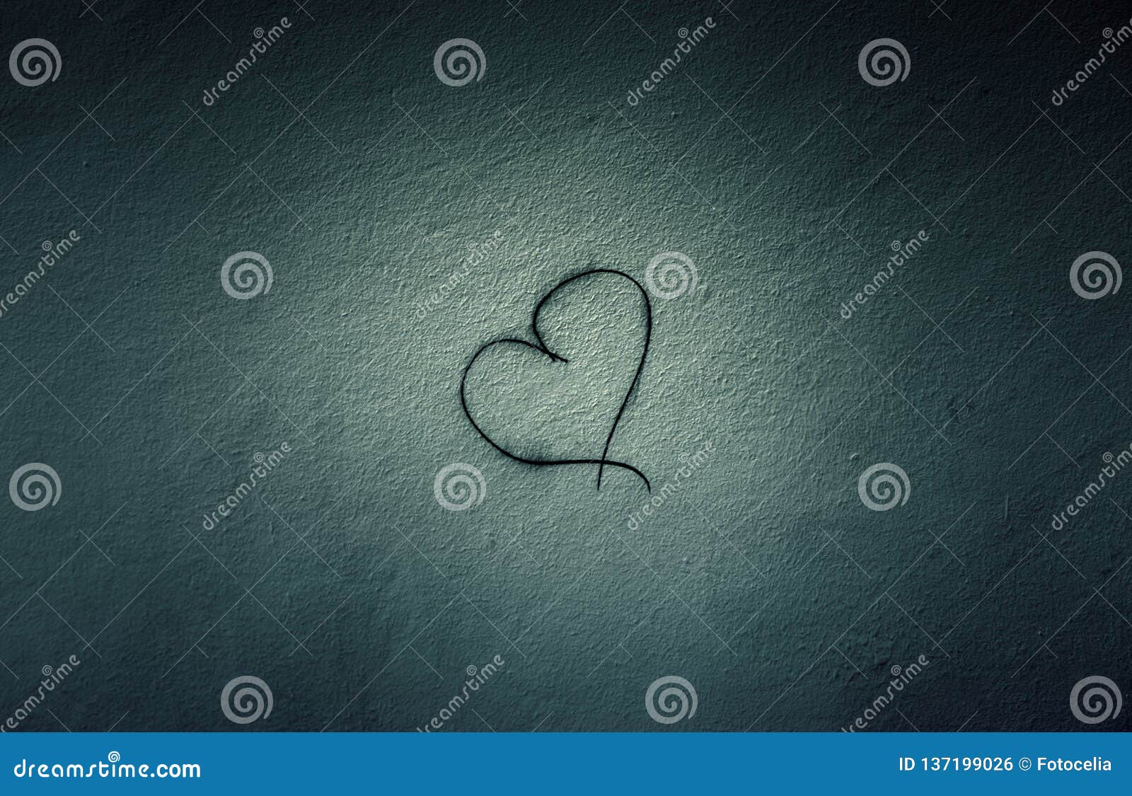 Heart symbol wall stock photo. Image of brickwork, imagination - 137199026