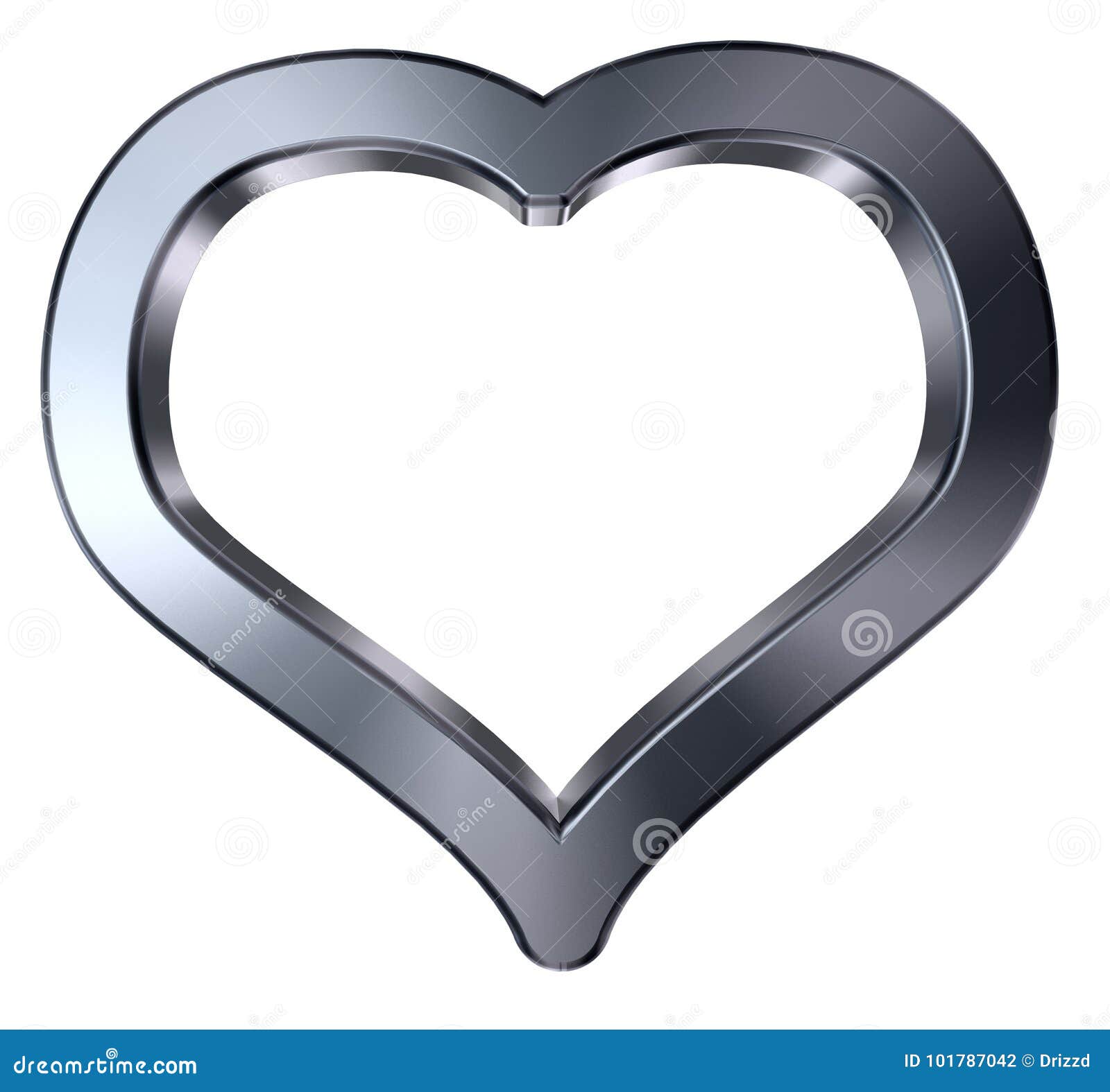 Heart Symbol on White Background Stock Illustration - Illustration of ...