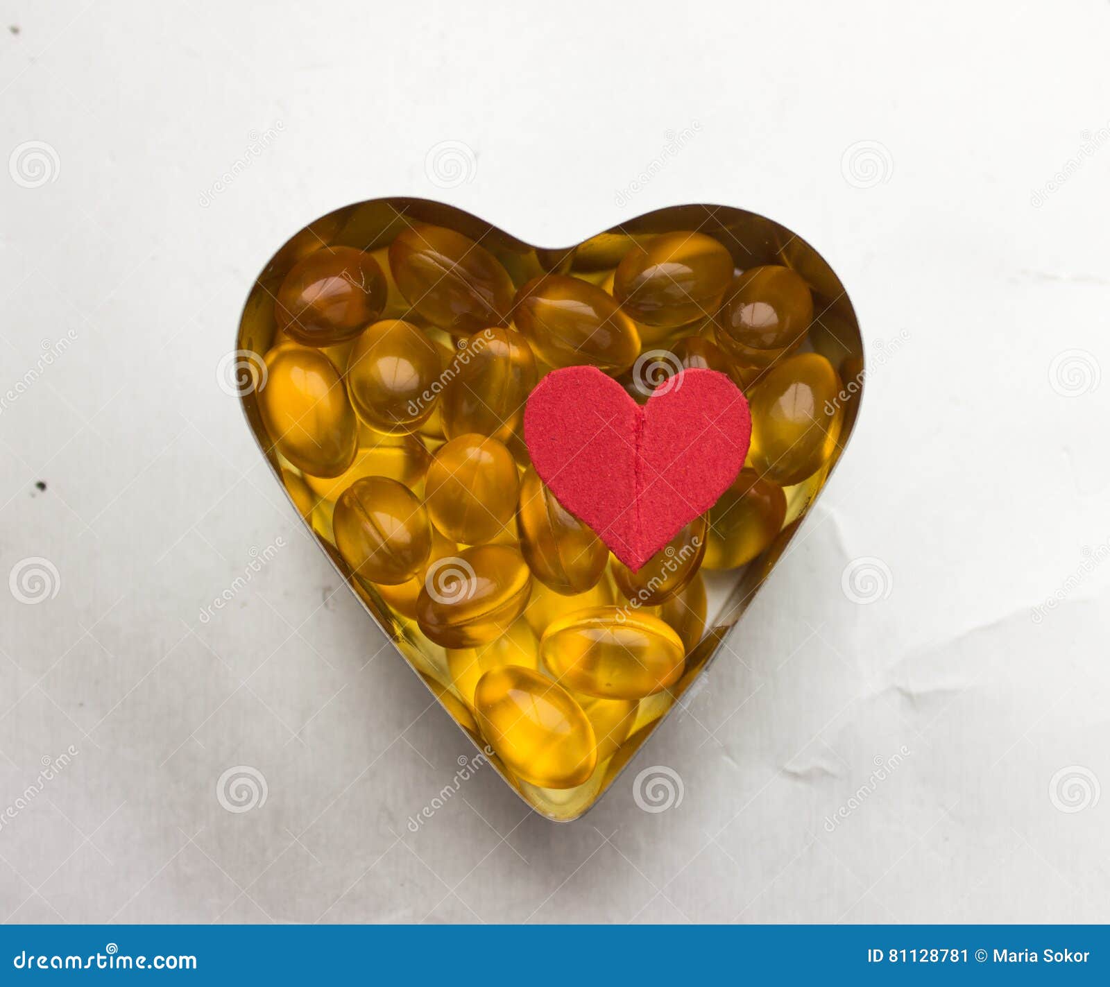 Heart of the Tablets with a Little Red Heart Stock Image - Image of ...