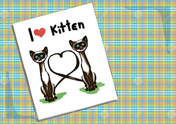 Heart of tails stock vector. Illustration of postcard - 49634120