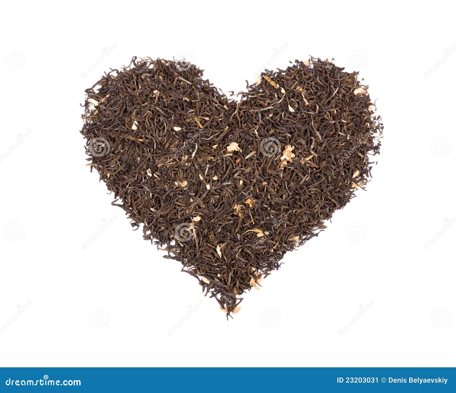 Heart of Tea stock image. Image of concept, jasmine, horizontal - 23203031