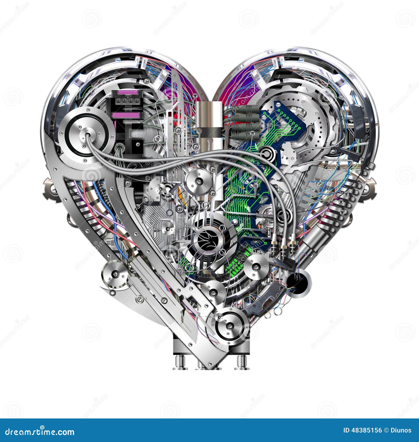 Technically Mechanical Heart Hard Work Stock Illustrations – 7 ...