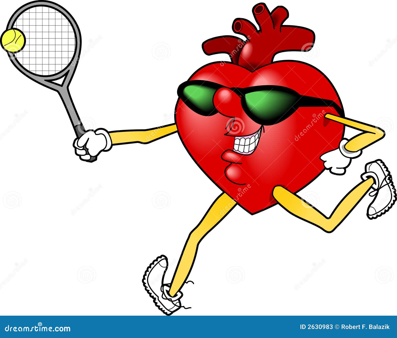 Heart_tennis stock illustration. Illustration of sport - 2630983