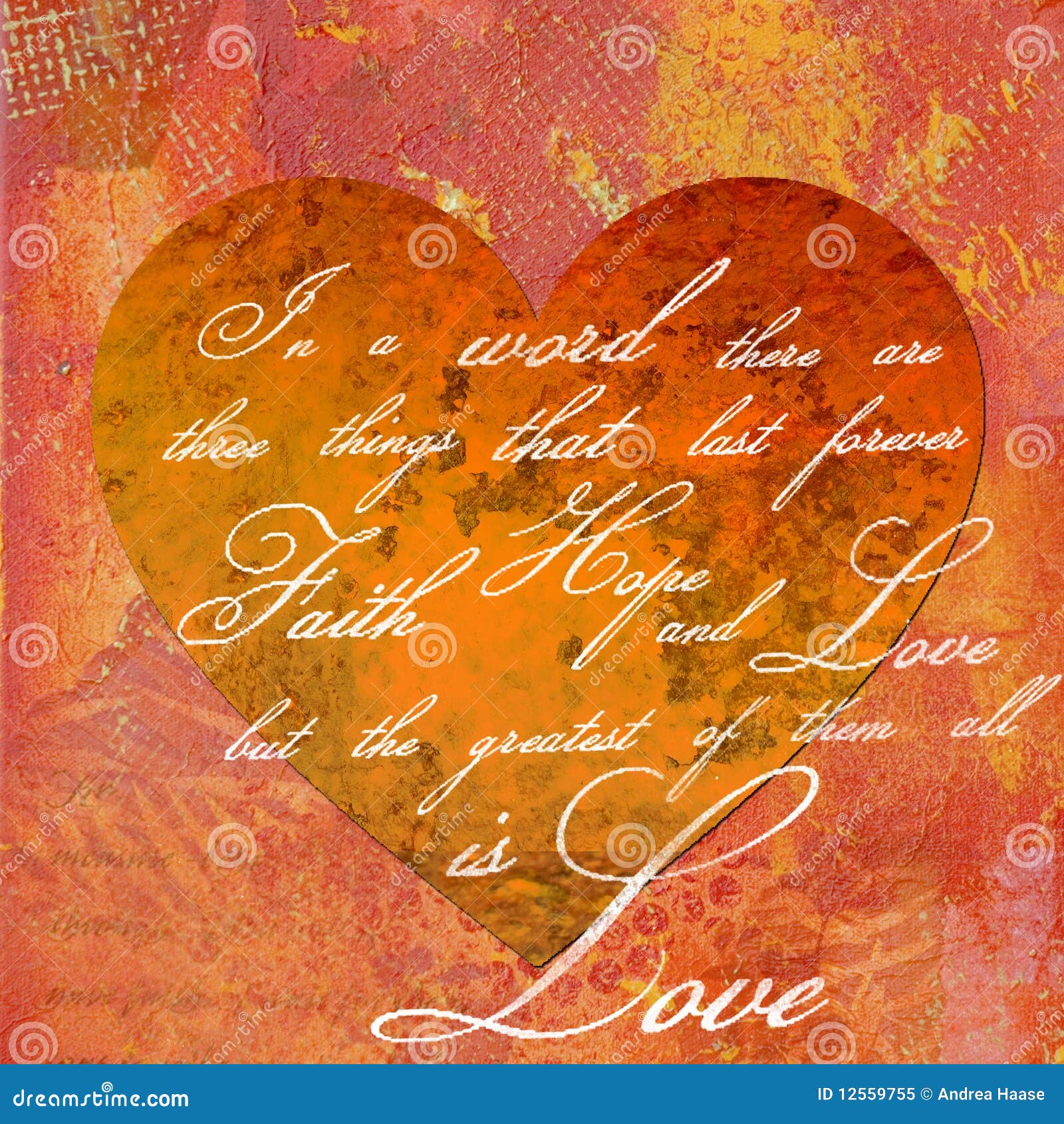 Heart and text stock illustration. Illustration of collage - 12559755