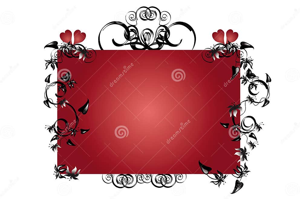 Heart Text Box stock vector. Illustration of elements - 1344550
