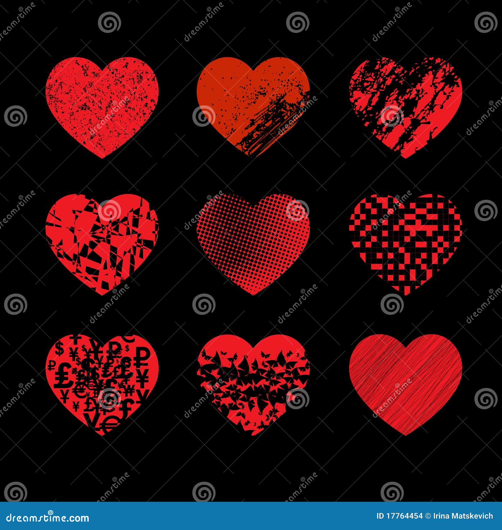 Heart-texture stock vector. Illustration of future, peace - 17764454