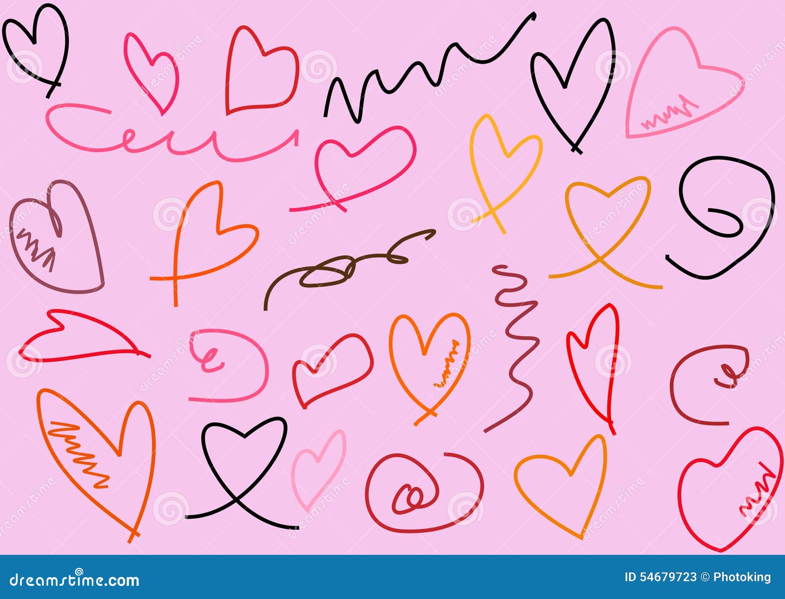 Heart Texture Seamless Pattern Vector Illustration | CartoonDealer.com ...