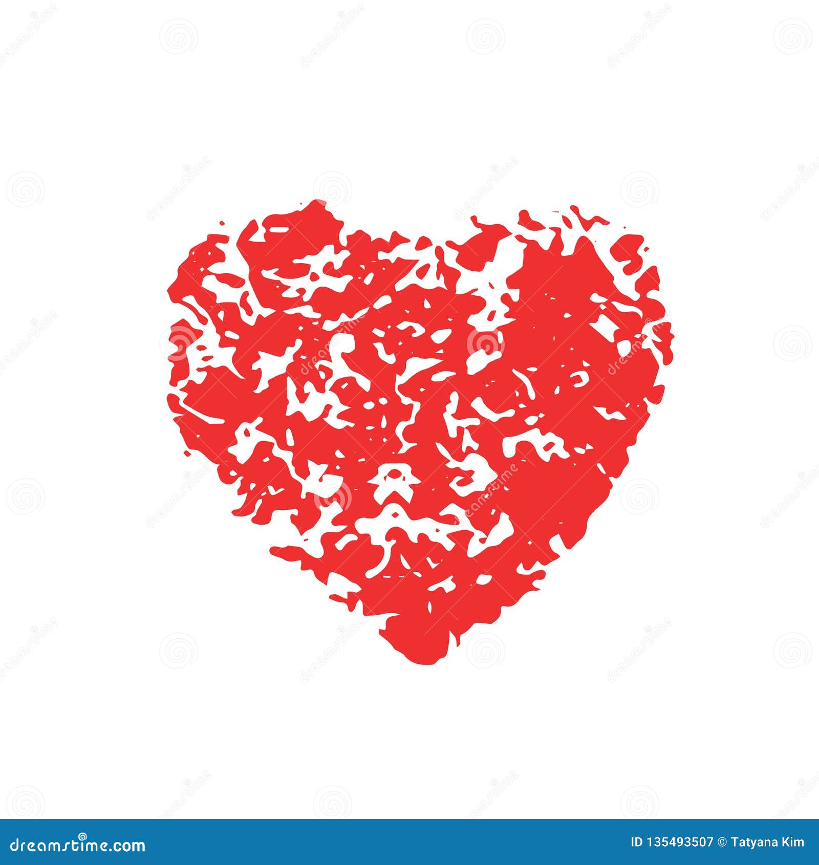 Heart, Texture Stone Marble Fabric. Vector Illustration Stock ...