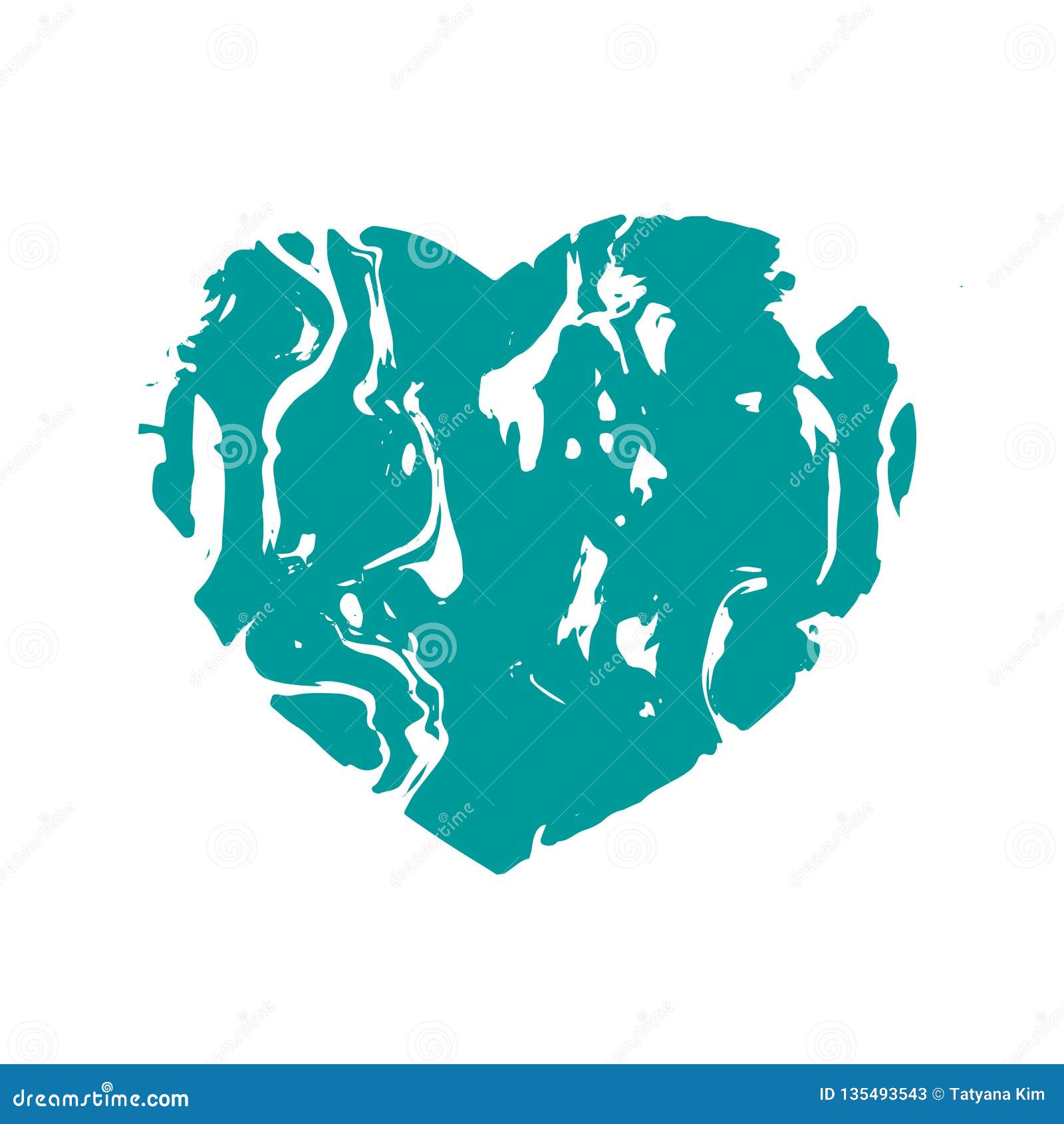 Heart, Texture Stone Marble Fabric. Vector Illustration Stock ...