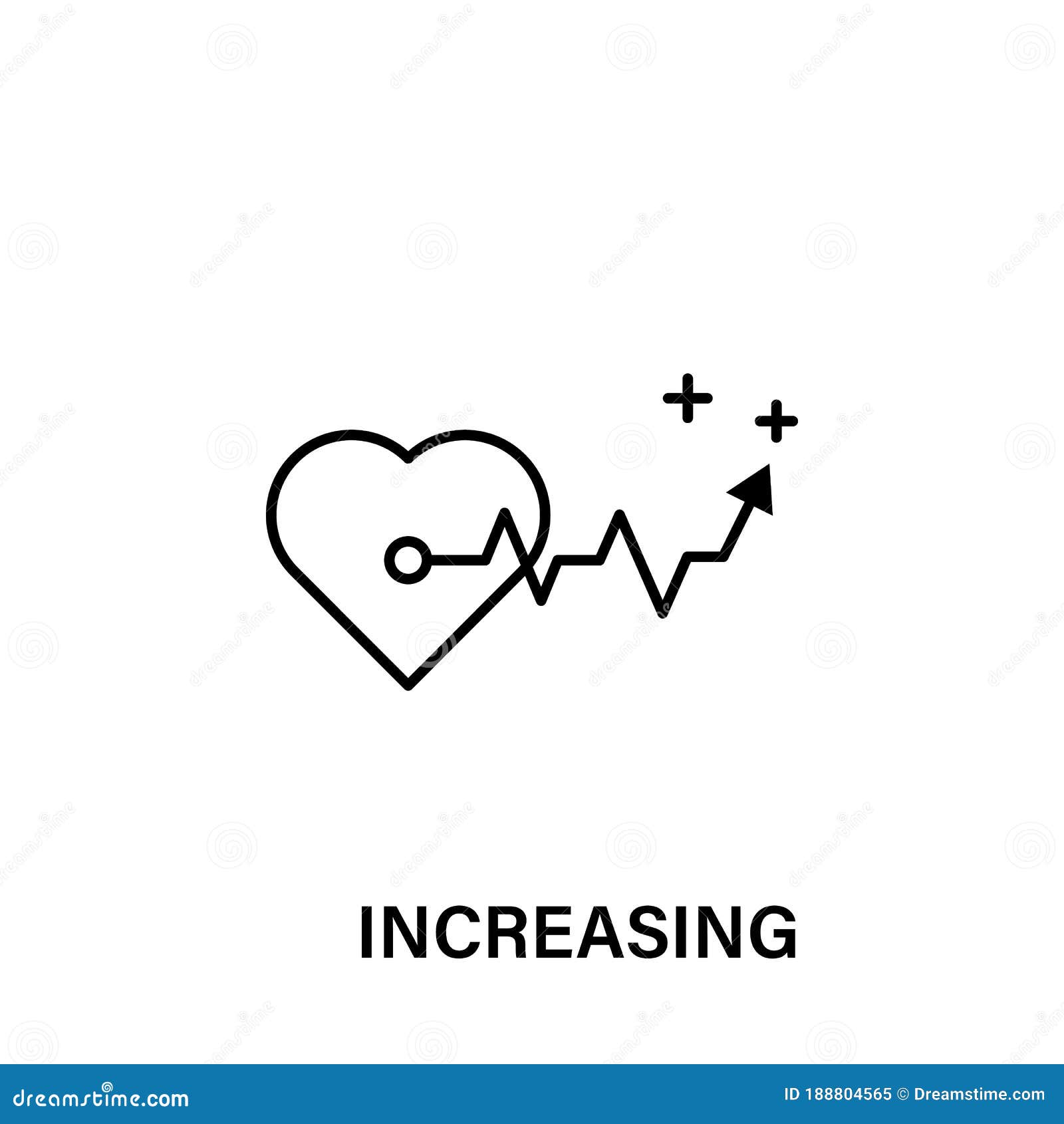 Positive Increasing Growth Chart With Launching Cartoon Rocket As ...