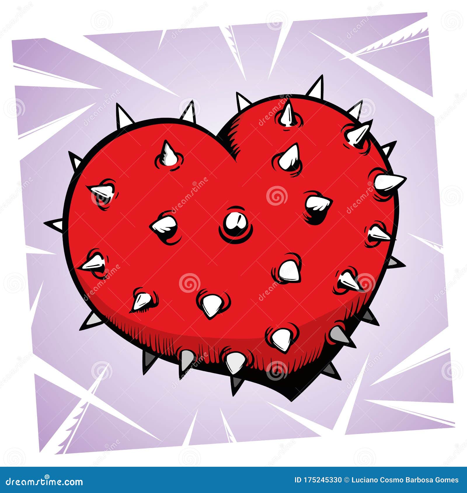 Heart with Thorns, Can Represent a Bitter, Defending Heart, or a Bad ...