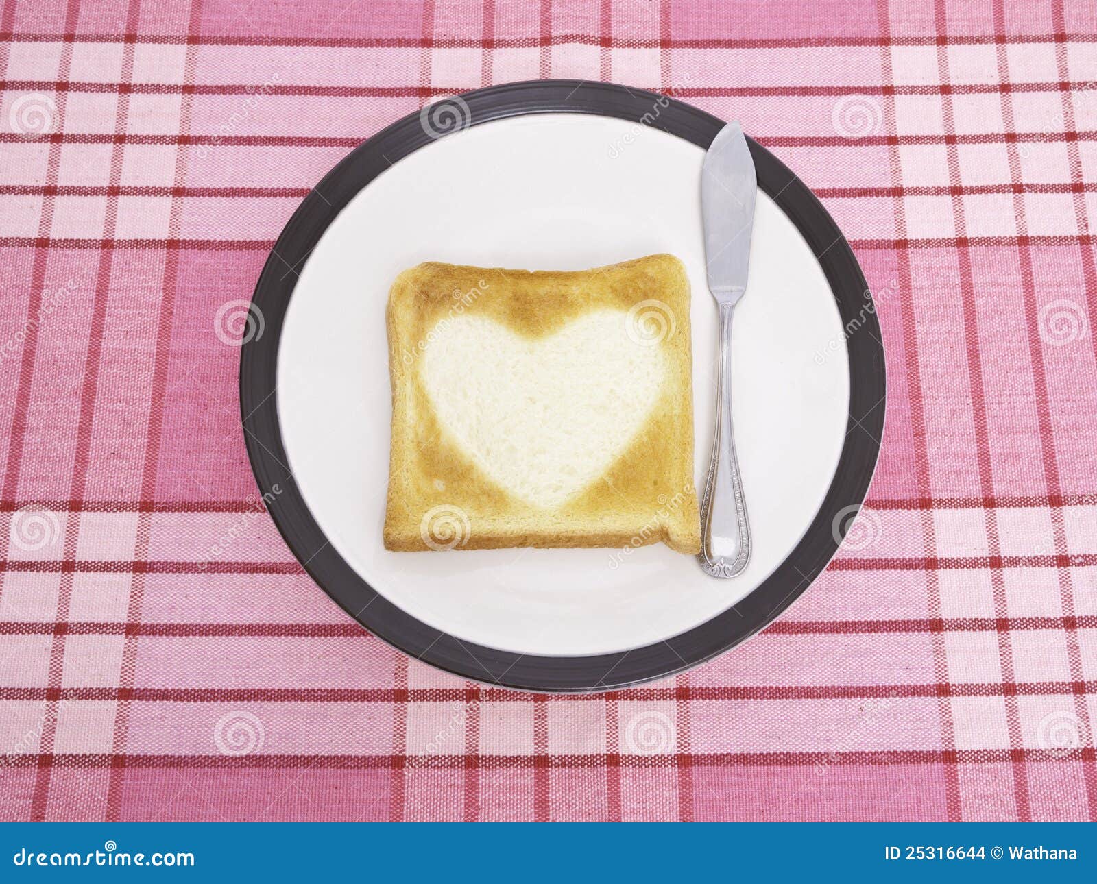 Heart Toast stock photo. Image of food, brown, dish, grill - 25316644