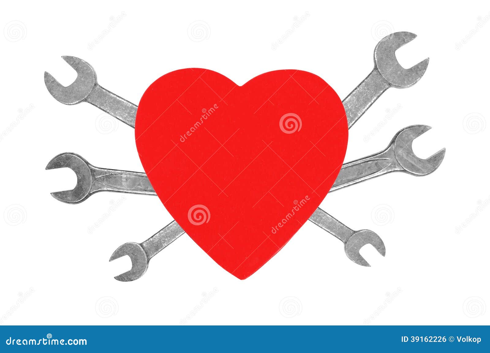 Heart and Tools. Concept: Renovation of Heart Stock Photo - Image of ...
