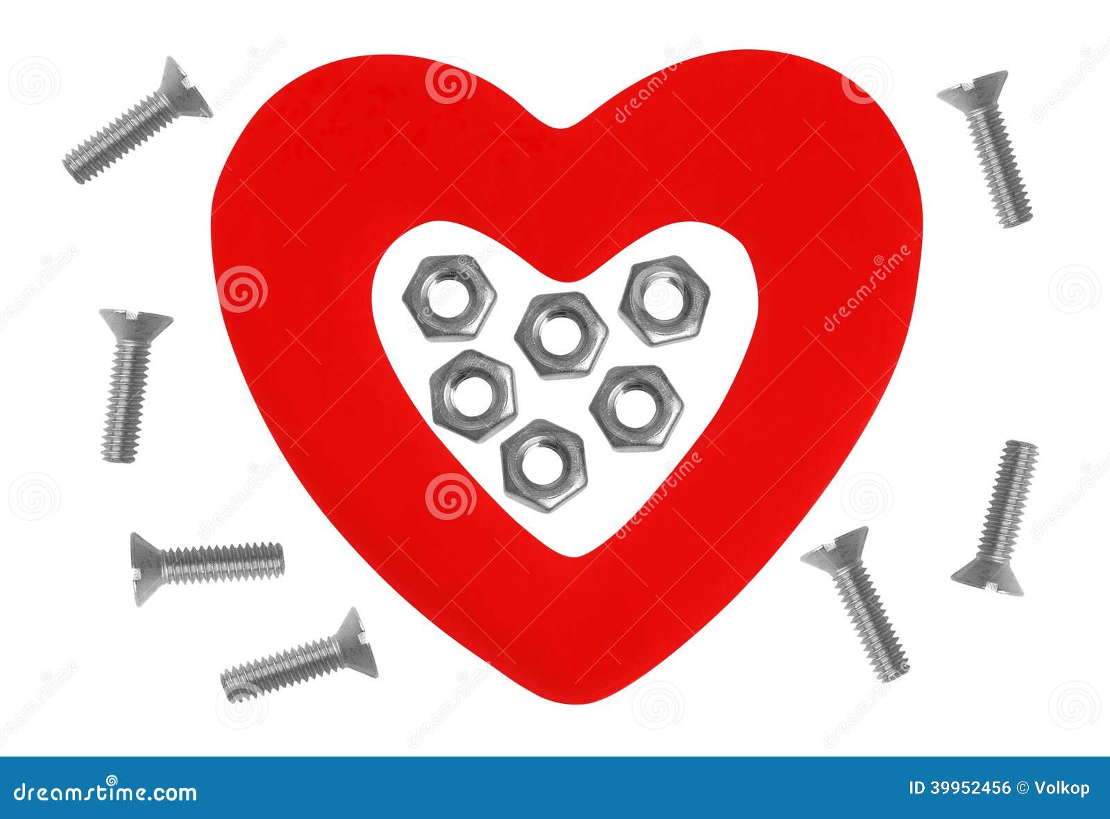 Heart and Tools. Concept: Renovation of Heart Stock Photo - Image of ...