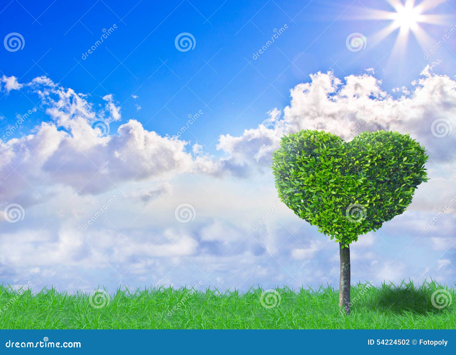 Heart Tree stock illustration. Illustration of angel - 54224502