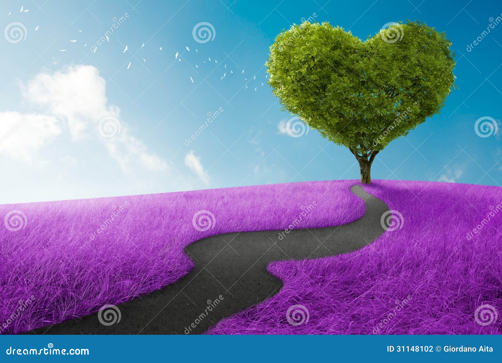 Heart tree stock illustration. Illustration of environment - 31148102