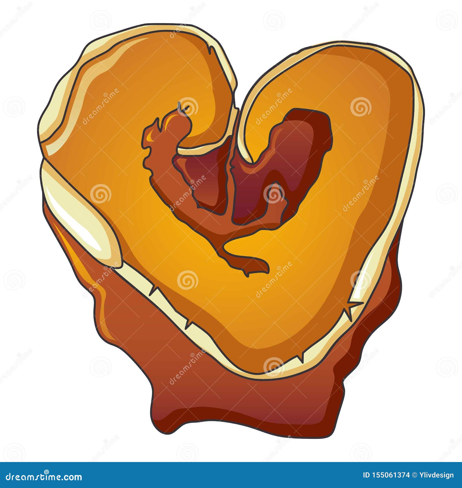 Heart Tree Stump Icon, Cartoon Style Stock Vector - Illustration of ... Heart Tree Stump Icon, Cartoon Style Stock Vector - Illustration of ...