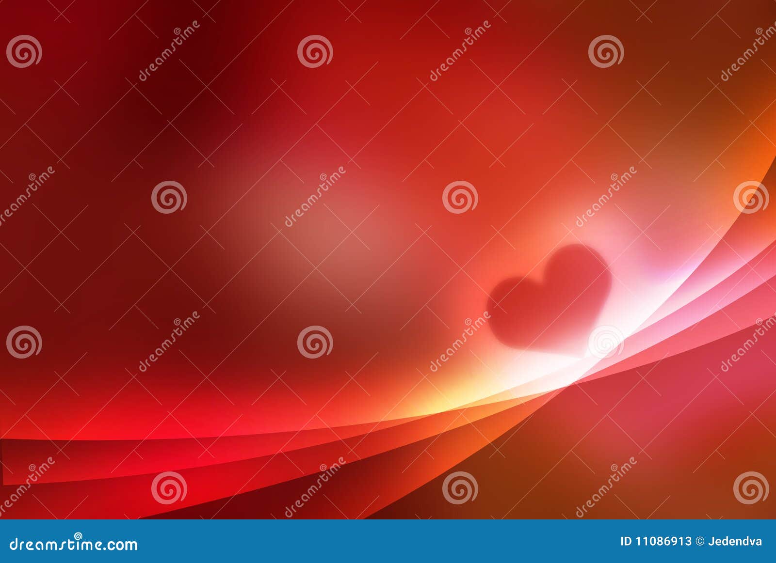 Heart - Valentine Abstract Background Stock Illustration - Illustration ...